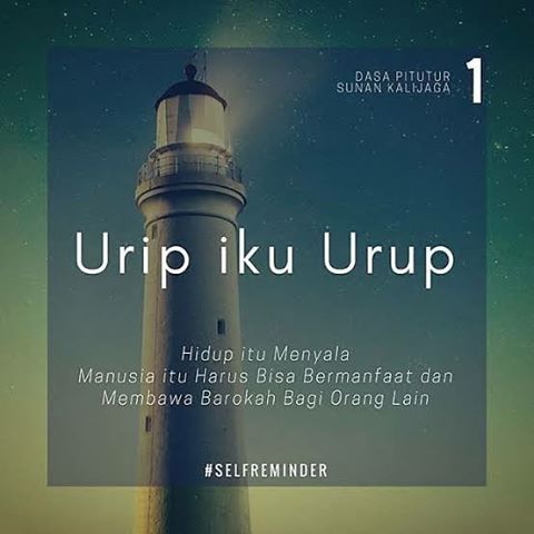 Urip Kang Urup – A Pathway to God